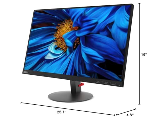 Lenovo ThinkVision S24e 23.8-Inch Full HD WLED Backlit LCD Monitor 1920 x 1080 - 16.7 Million Colors - FreeSync - HDMI - VGA - Raven Black