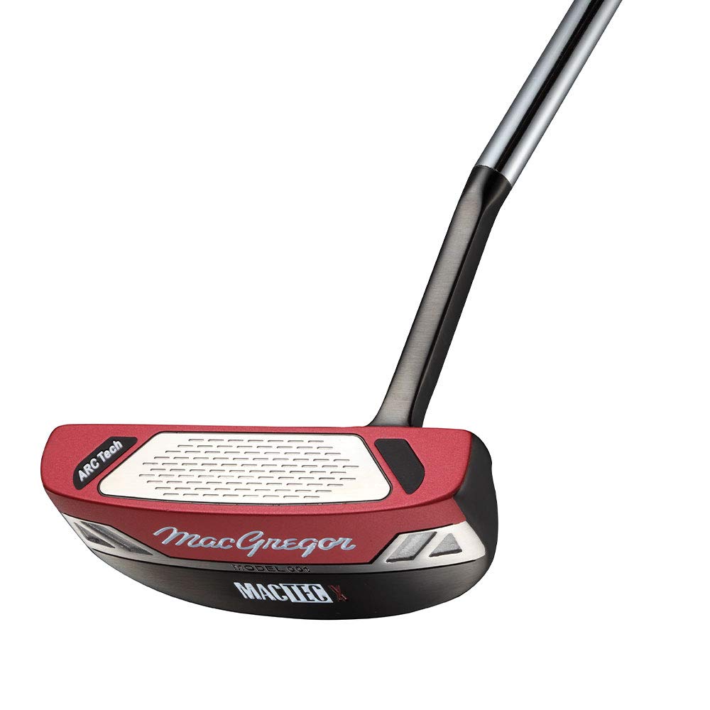 MacGregor Golf MACPUT112 MACTEC X Golf Putter Model No: 001 Right Hand Steel Jumbo Grip Golf Club