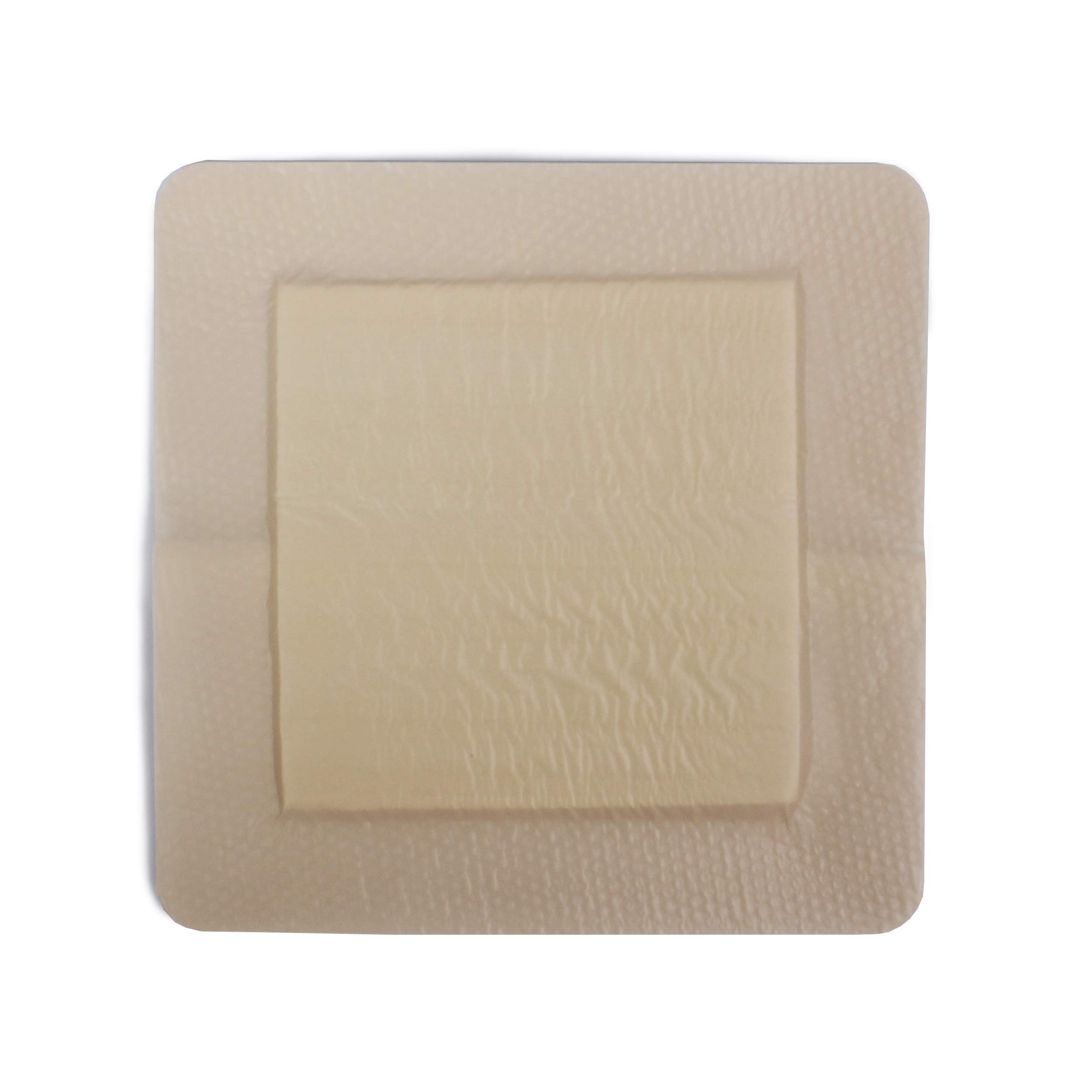 MED PRIDE Silicone Bordered Foam 6’’ x 6’’ Wound Dressing Pads- 10 Pack-Trauma Bandaging for Ulcers, Post Op Wounds, Injuries- Adhesive, Individually Wrapped-Sterile