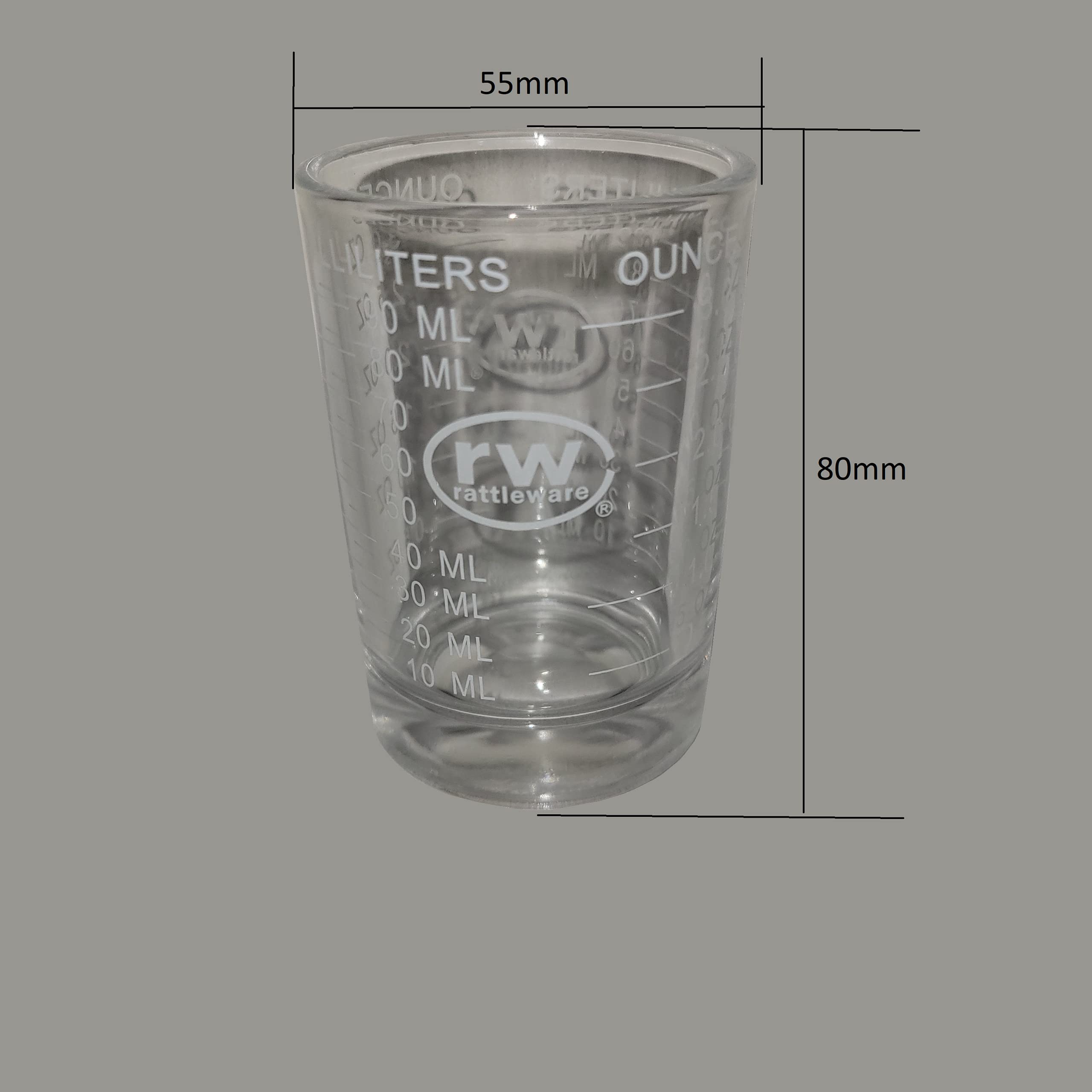 Rattleware 3oz Measuring Shot Glass