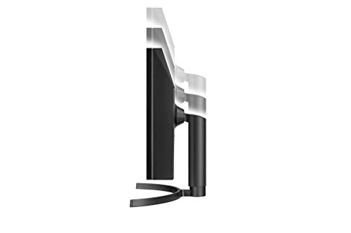 LG 34WL85C-B UltraWide 34” 21:9 Curved WQHD (3440 x 1440) IPS Display, sRGB 99% Color Gamut, HDR 10, Height / Tilt Adjustable Stand – Black