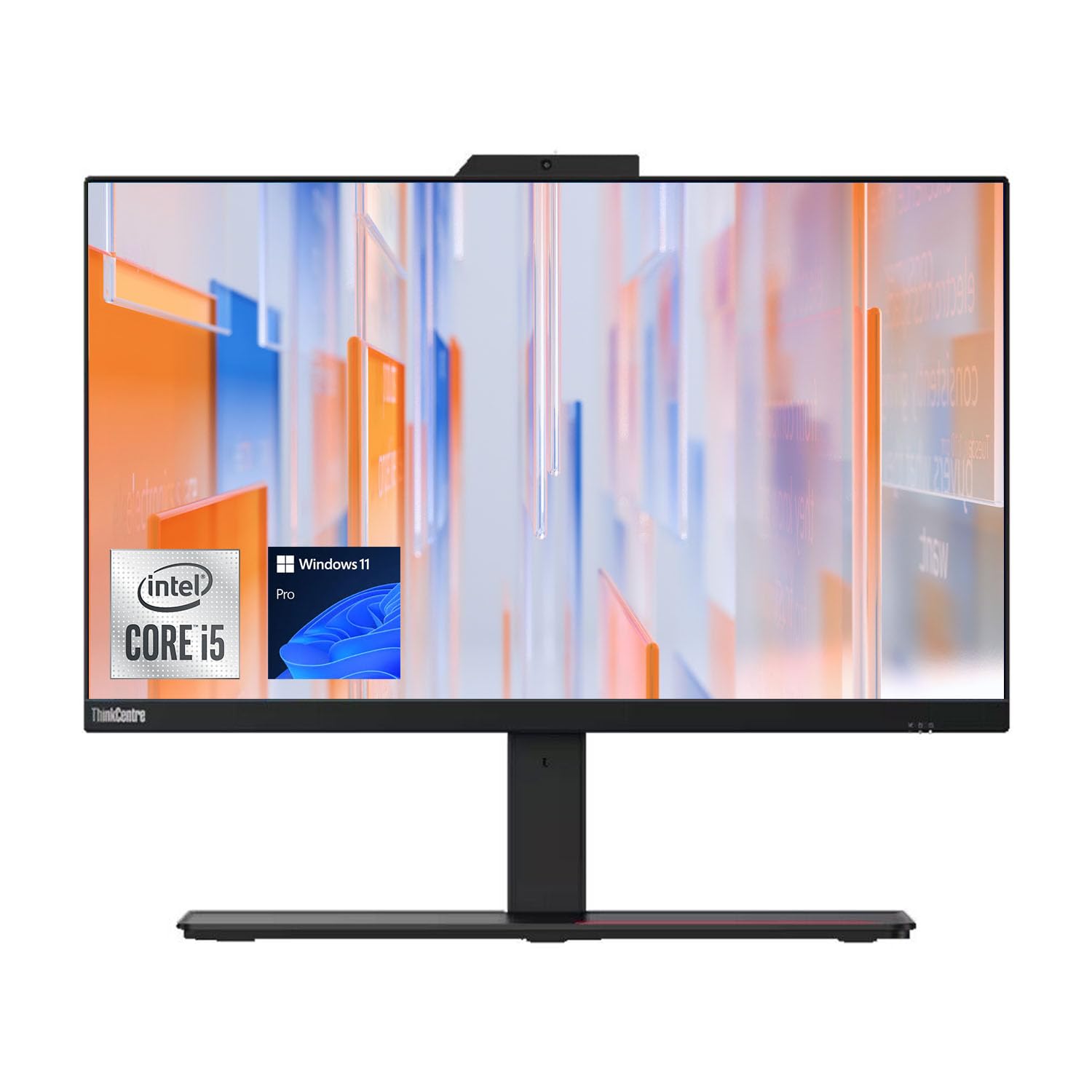 Lenovo ThinkCentre M90a All-in-one Business Computer, 23.8" FHD IPS Touchscreen, Intel Core i5-10400 Processor, 32GB RAM, 1TB NVMe SSD, Wi-Fi, Webcam, USB-C, DP, Windows 11 Pro, 3 Years Onsite