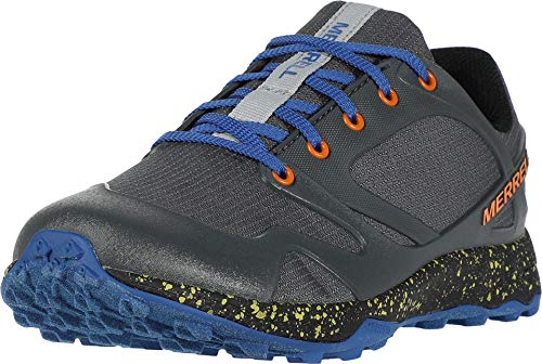 Merrell Altalight Low Hiking Sneaker, Grey/Orange, 2.5 US Unisex Big Kid