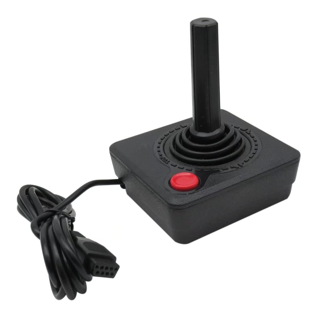 Replacement Joystick Controller with Operating Buttons Four-Way Joystick by Tunes for Atari 2600 Systems