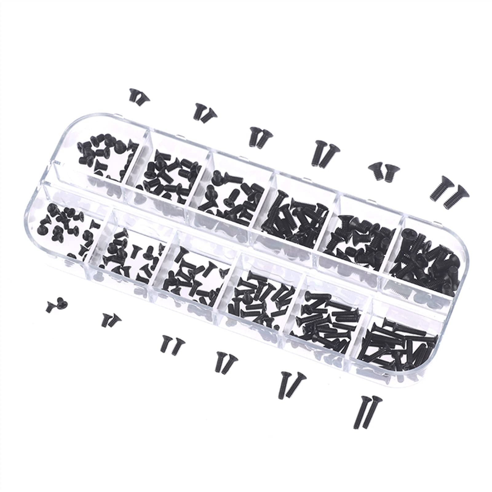 XADITON 240pcs/set Fit for Lenovo Fit for ASUS Fit for Sony Fit for Dell Fit for HP Notebook Universal Screw Digital Small Screw