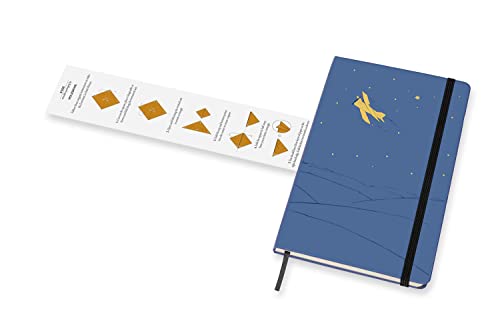 Moleskine Limited Edition Le Petit Prince, Cahier Journal, Plain/Blank & Hard Cover Notebook, Ruled/Lined, Collector's Box, Moon