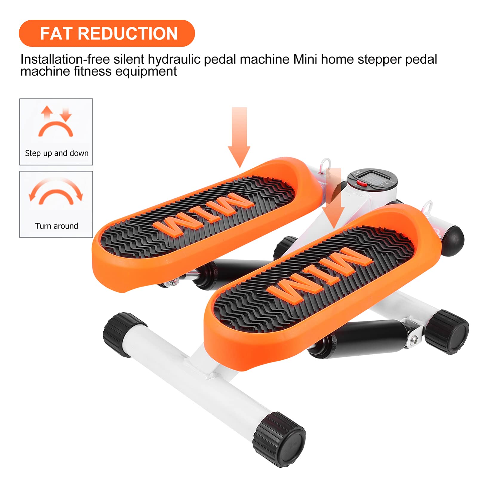 Seated Under Desk Elliptical Machine for Home Workout Elliptical Desk Bike Pedal Exerciser Whisper Quiet Under Desk Pedal Exerciser FARUTA