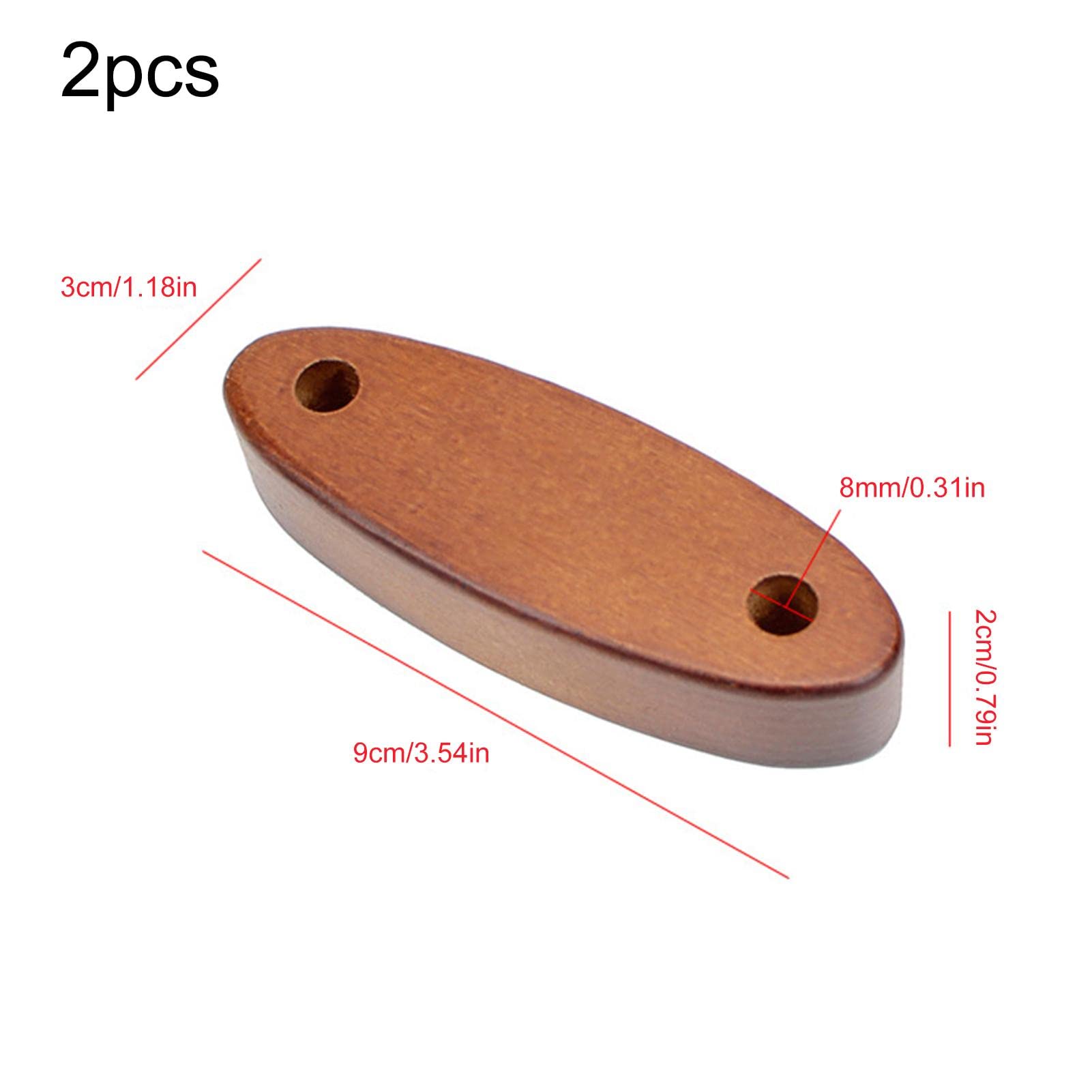 PROKTH 2PCS Guy Rope Tensioners, Luxury Wooden Tent Wind Rope Buckle, Camp Tent Guide Adjuster for Tent Camping Hiking Accessories