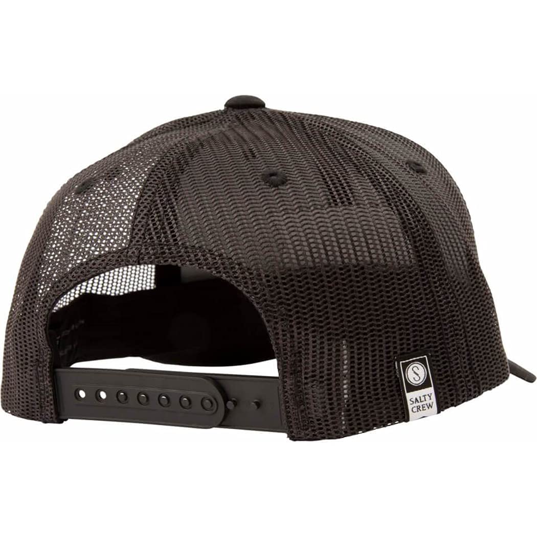Salty Crew Pinnacle 2 Retro Trucker Hat Military/Silver One Size