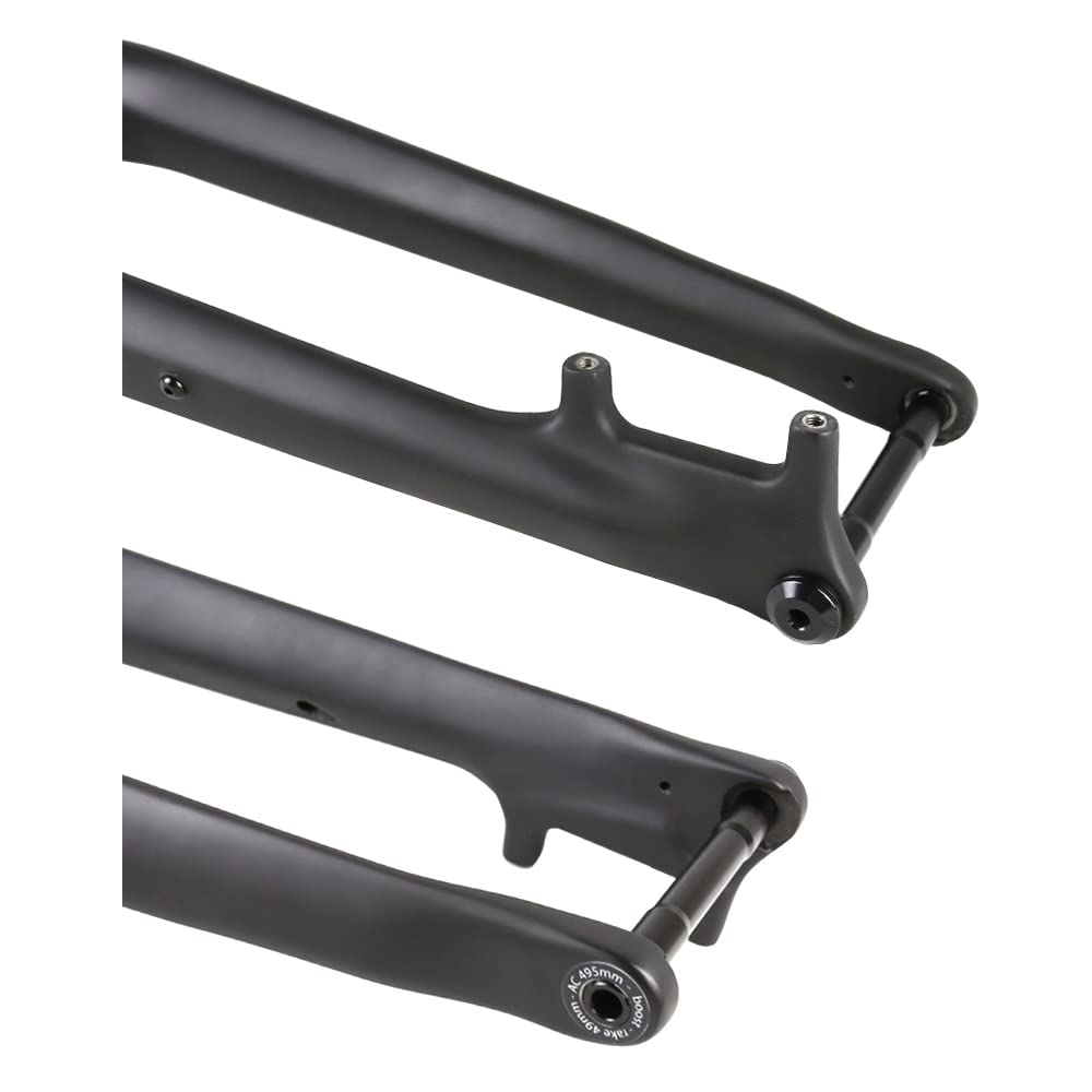 TANDELL 2023 New Bicycle Fork 29+ Carbon Rigid Fork MTB Mountain Bike Fork 29 Plus 15x110mm UD Matte