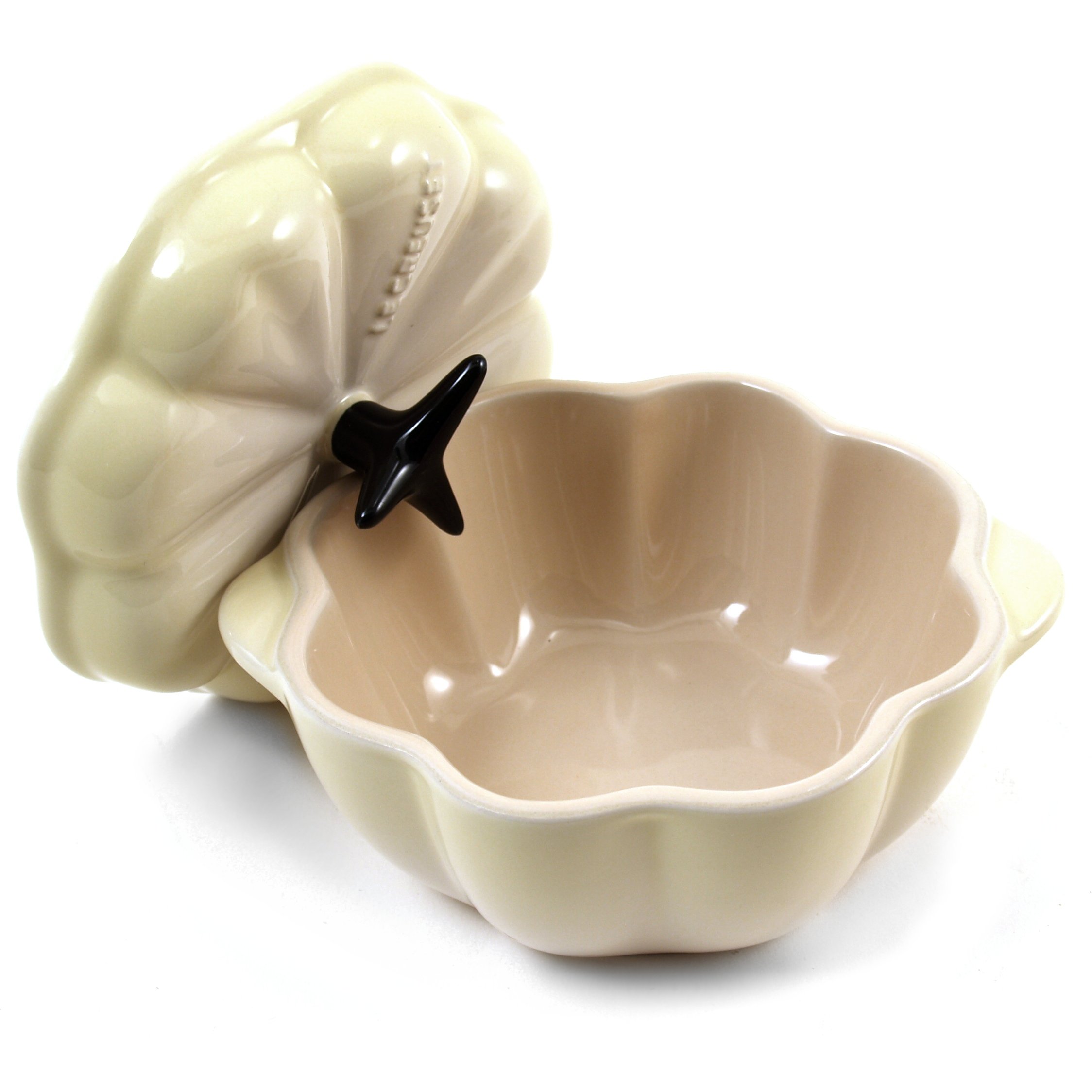 Le Creuset Dune Stoneware Petite Pumpkin Casserole Dish, 12 Ounce