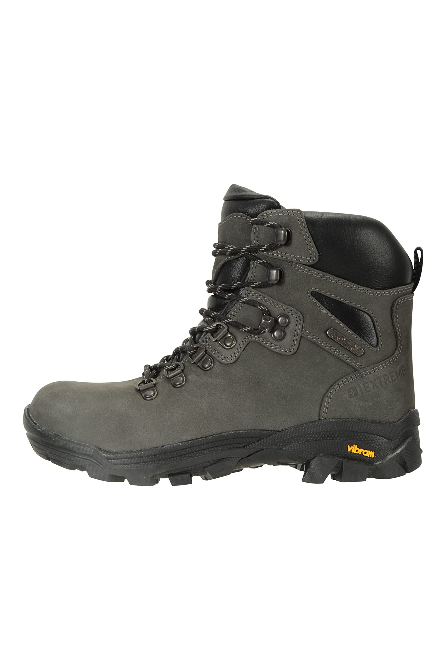 Mountain Warehouse Odyssey Extreme Womens Waterproof Vibram Hiking Boots Grey Womens Shoe Size 8 US