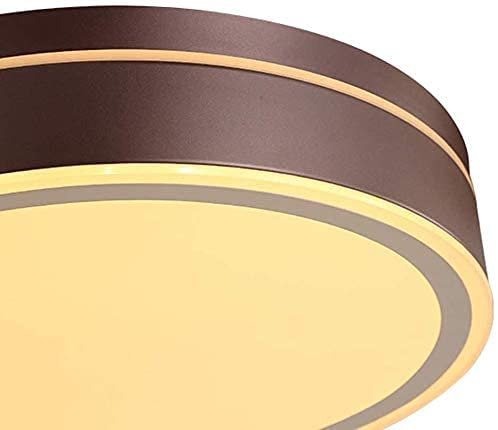 Lighting Groups 42" Retractable Ceiling Fans with LED Light Remote Control 4 Invisible Clear ABS Blades Livingroom Diningroom Fan Chandelier Indoor Ceiling Light Kits with Fans (Brown)