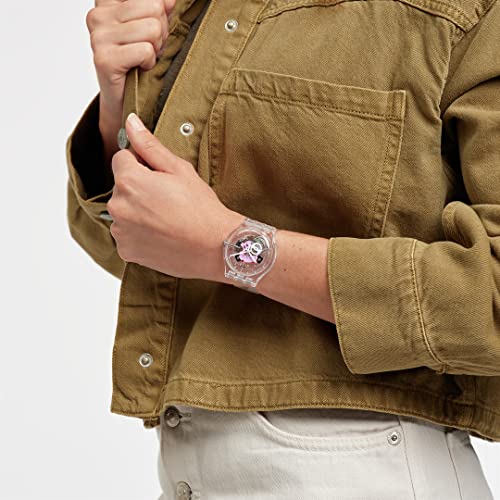 Swatch New Gent BIO-SOURCED Random Ghost Again Quartz Watch