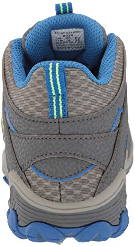Merrell Chameleon 7 Access MID WTRPF Hiking Boot, Grey/Blue, 11.5 US Unisex Little Kid