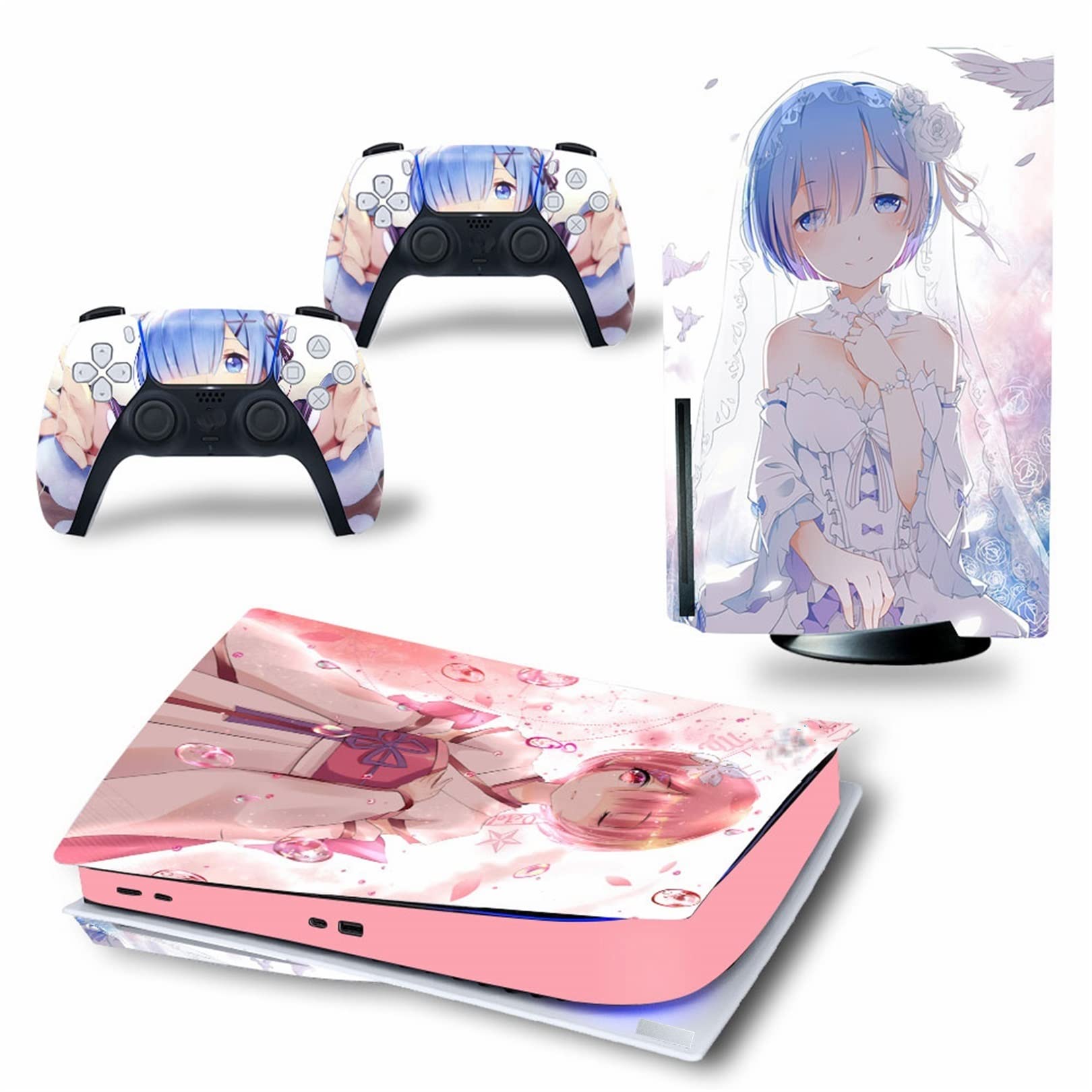 Top factory BUCEN for PS5 Skin Disc Edition & Digital Edition Console and Controller Vinyl Cover Skins Wraps Scratch Resistant, Compatible 29428 Anti Scratch (Size : Disc Version)