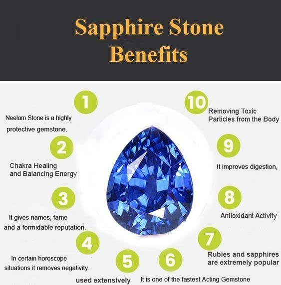 SirDaksh 8.50 Carat 925 Sterling Silver Blue Sapphire Gemstone Wedding Ring For women's