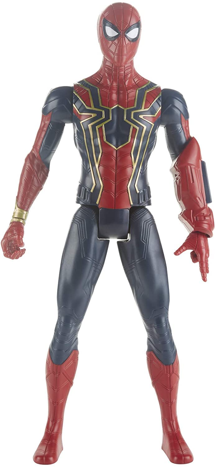 Titan Hero Series Iron Spider 12 Inch Spiderman Action Figure with Power Fx Port