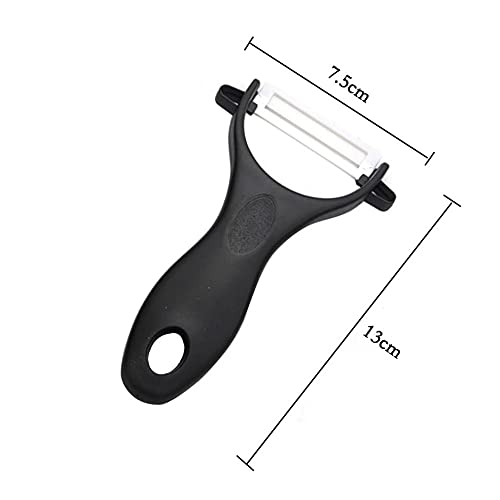 MEGLOB Peeler, 1pc Vegetable Fruit Potato Peeler Cutter Household Ceramic Gadget Peeling Portable Home Kitchen Tools Accessories 13 * 7.5cm