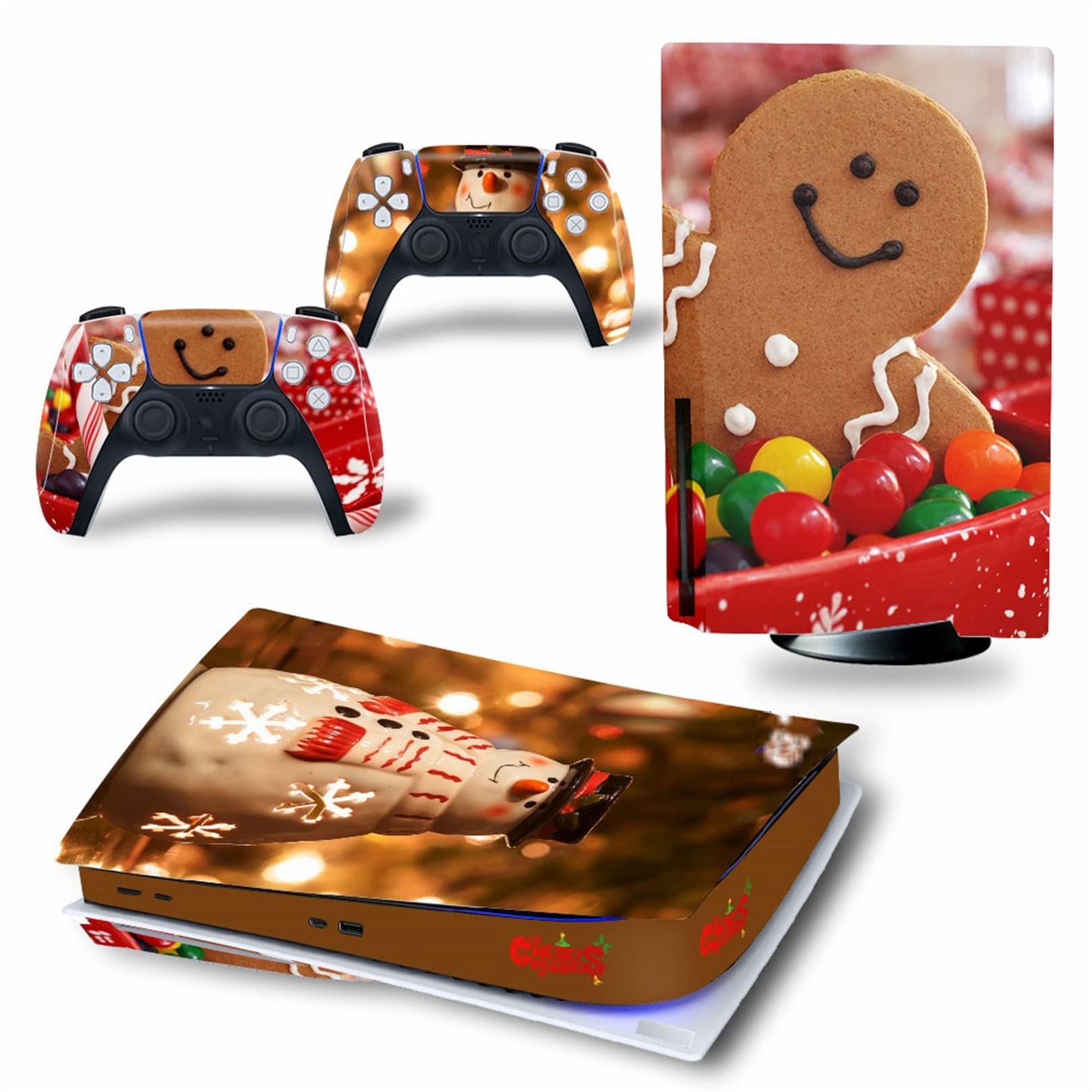 Top factory BUCEN for PS5 Skin Disc Edition & Digital Edition Console and Controller Vinyl Cover Skins Wraps Scratch Resistant, Compatible with for PS5 538940 Anti Scratch (Size : Disc Version)