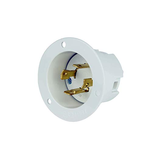 TEMCo NEMA L14-30P Male Flanged Inlet 30A 125/250V Locking UL Listed Generator