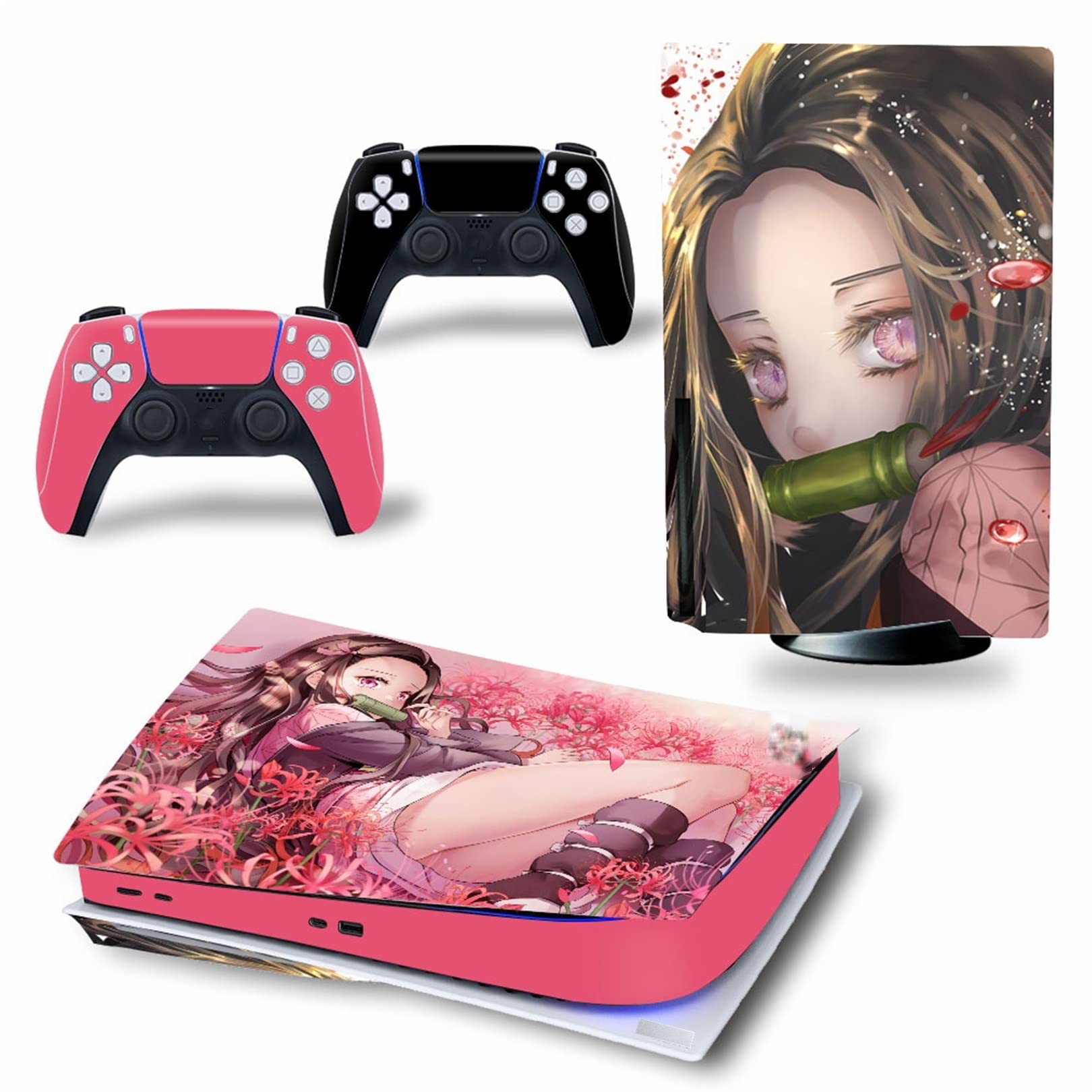Top factory BUCEN for PS5 Skin Disc Edition & Digital Edition Console and Controller Vinyl Cover Skins Wraps Scratch Resistant, Compatible 71018 Anti Scratch (Size : Digital Edition)