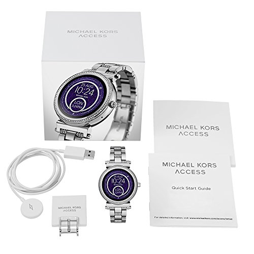 Michael Kors Access Sofie Touchscreen Smartwatch, Silver/glitz bracelet
