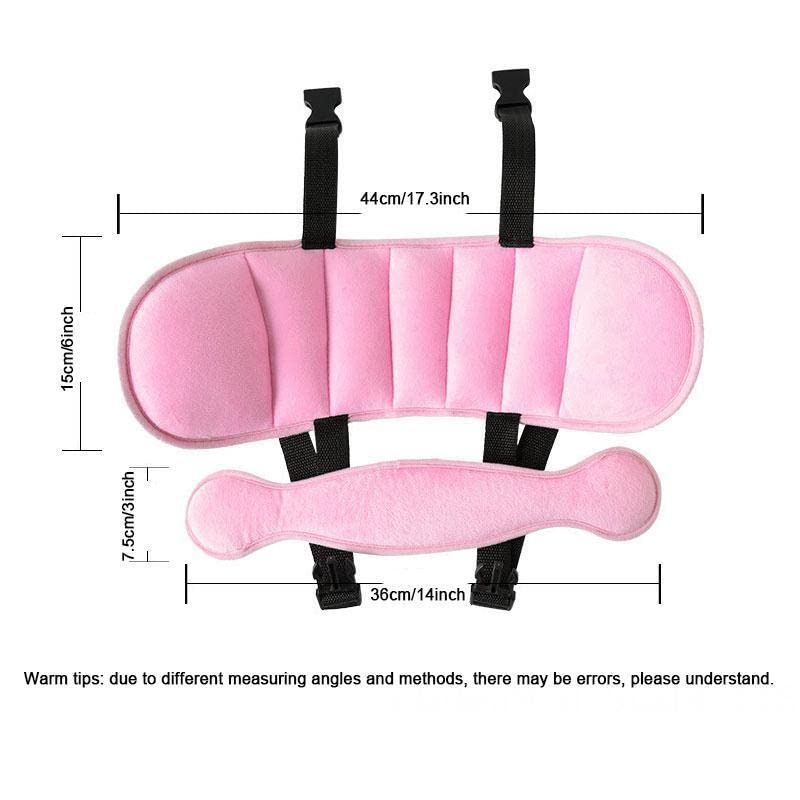 SWEETOP Child Head Support for Car Seats – Safe, Comfortable Head & Neck Pillow Support Solution for Front Facing Car Seats and High Back Boosters – Baby & Kids Travel Accessories