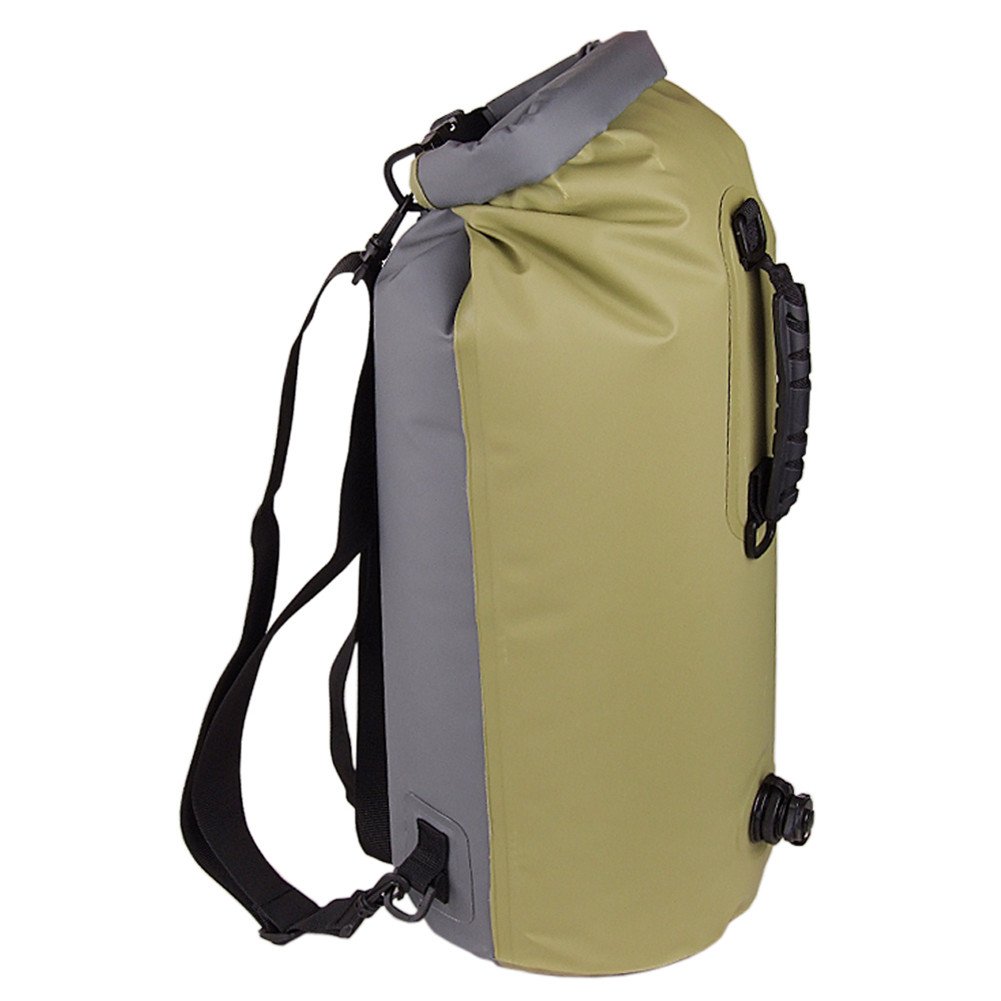 LUCKSTONE Inflatable Waterproof Floating Dry Bag Rucksack Outdoor 25L/35L/60L Inflatable Snorkeling Dry Bag Backpack PVC Dry Sack for Boating, Kayaking, Rafting, Drifting, Canoeing (Green, 60L)