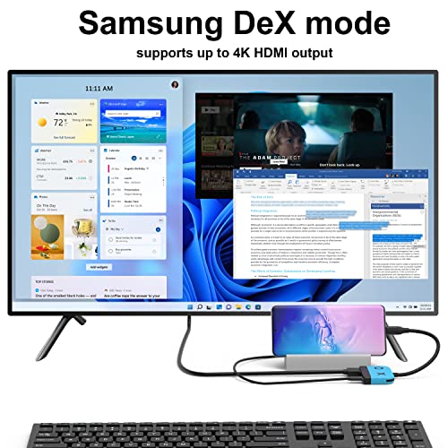 Switch Dock for Nintendo Switch/OLED Switch,Portable TV Dock with 4K HDMI USB 3.0 Port and USB C Charging,Travel Dock for Nintendo Switch Samsung Steam Deck MacBook Pro/Air and More