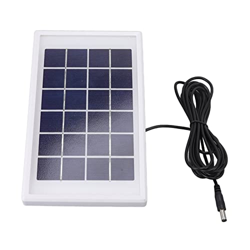 Solar Panel Charger, Lightweight Portable 3W 6V Solar Panel Low Light Efficiency for SolarStreetLights
