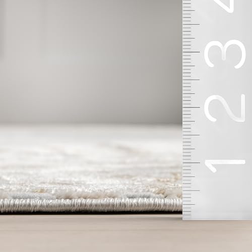nuLOOM Chastin Modern Abstract Area Rug - 8x10 Area Rug Modern/Contemporary Beige/Grey Rugs for Living Room Bedroom Dining Room Kitchen
