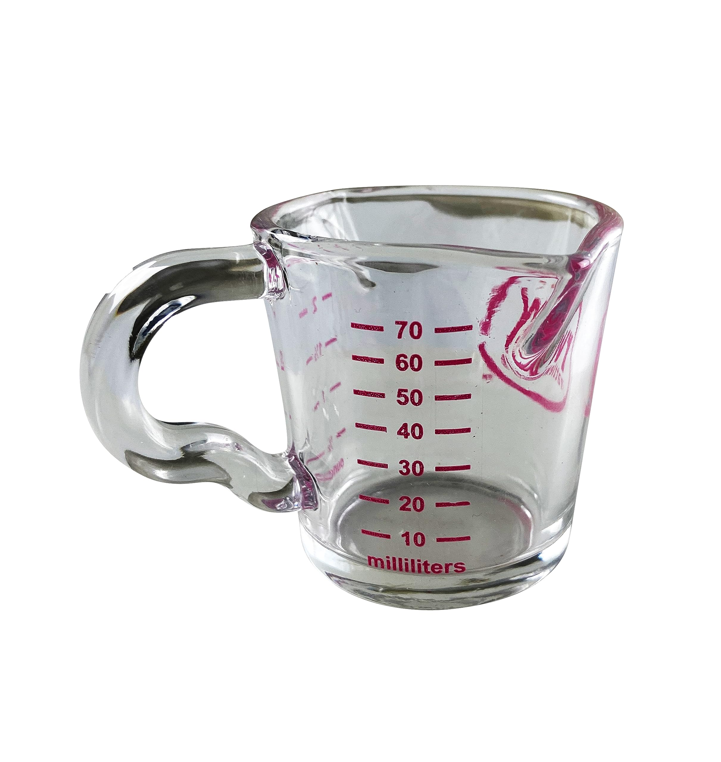 Rattleware 3 oz Espresso Shot Glass Pitcher – Double Spouted Genuine Barista Measuring Cup with Graduations in ml & oz – High-Volume, Commercial-Grade for Swift Espresso Pouring & Precision (2 Pieces)