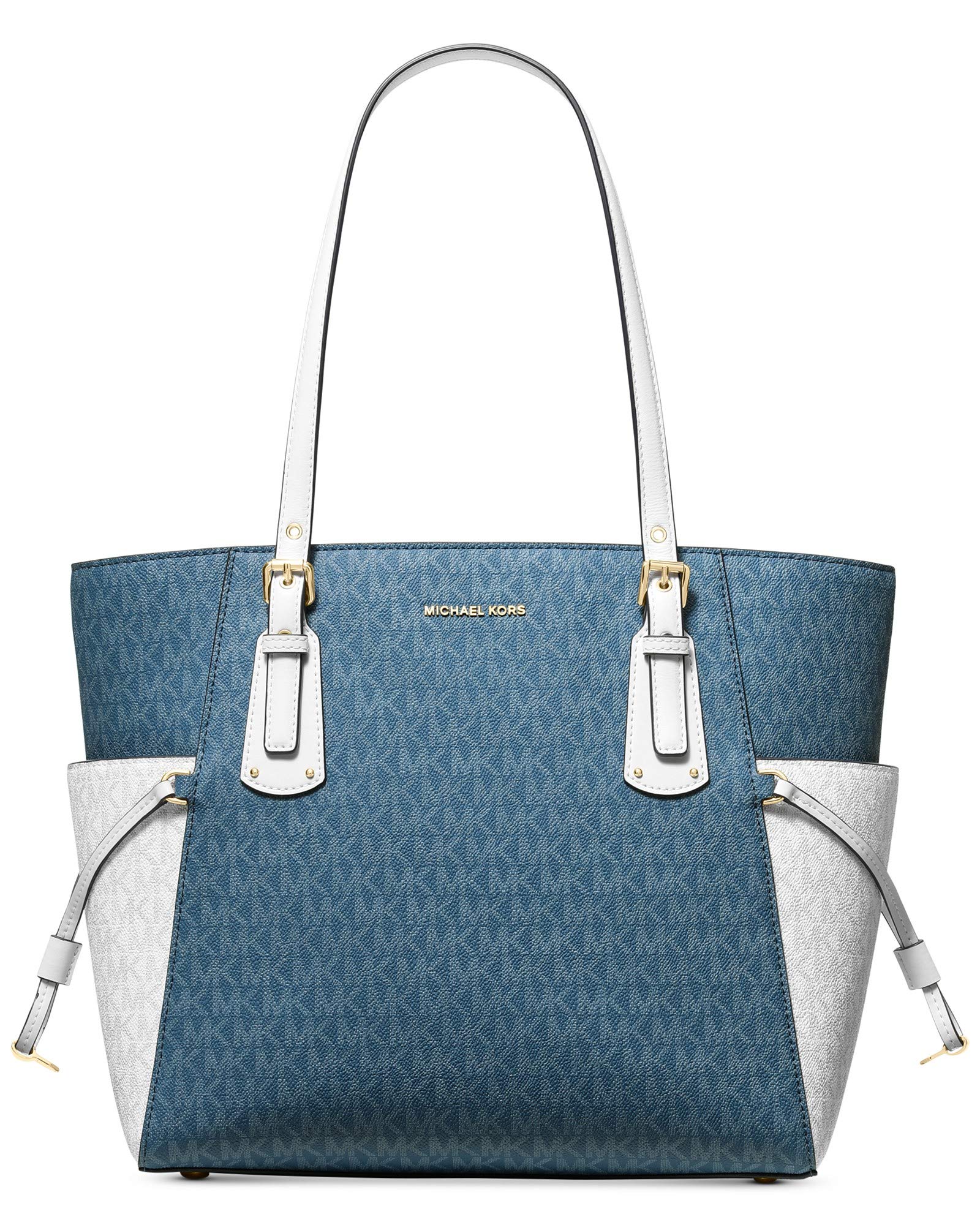 MICHAEL Michael Kors Voyager Signature East/West Tote Dark Chambray Multi One Size