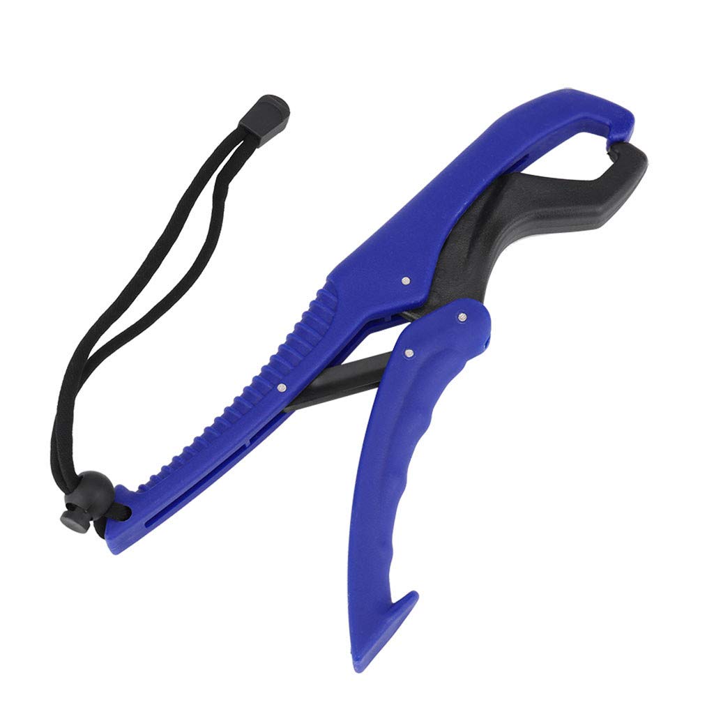 Portable Fish Lip Fish Grip Tool Fish Control Outdoor Fishing Tool 9 Inch Puff Puff Fish (Blue, One Size)
