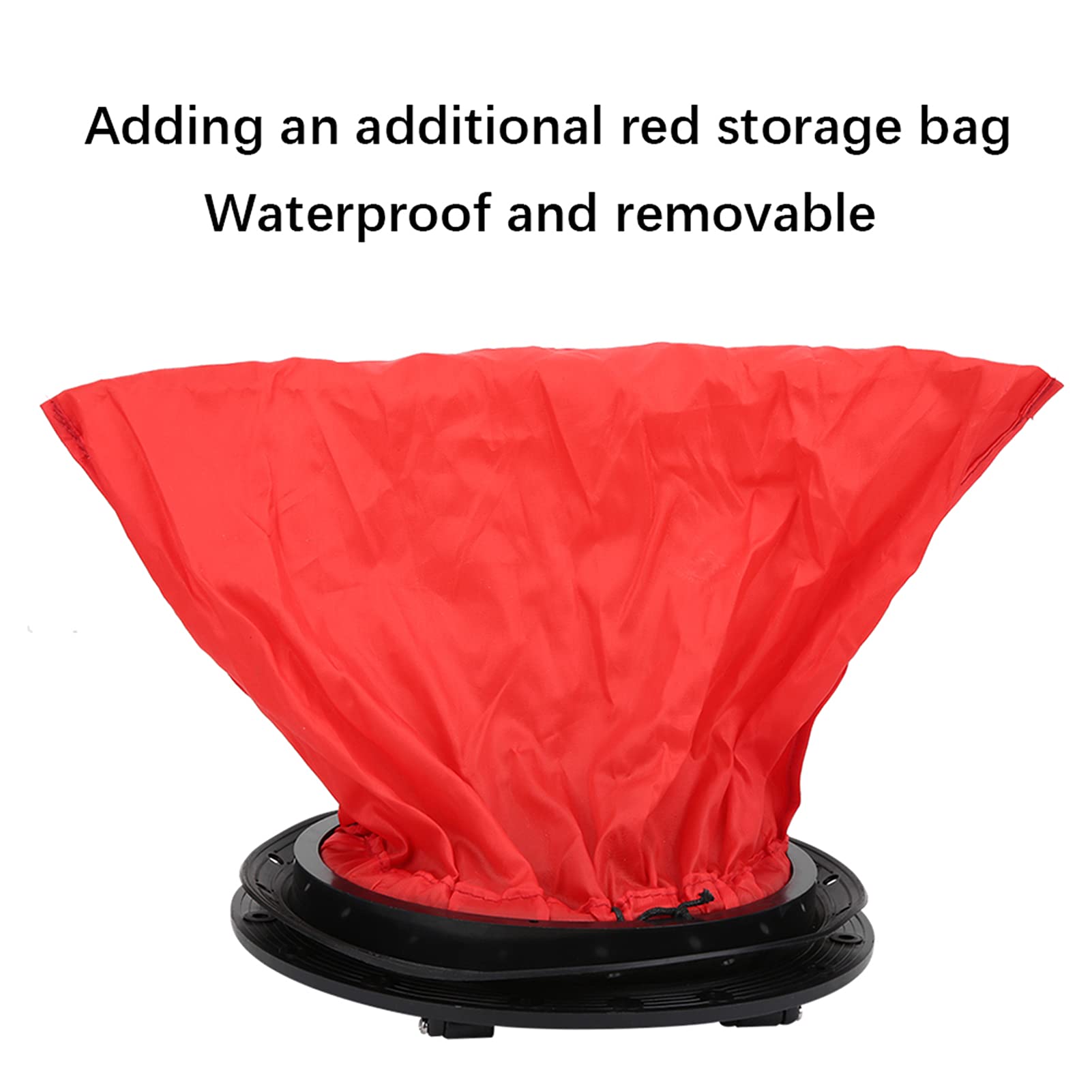 OUKENS Boating Boat Sealing Hatchs Cover, Round Circular Type Lid Waterproof Kayak Accessories W/Storage