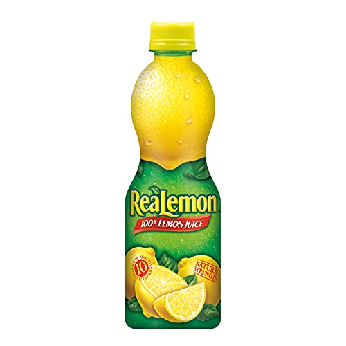 ReaLemon 100 Percent Lemon Juice, 15 fl oz bottle (Pack of 12)