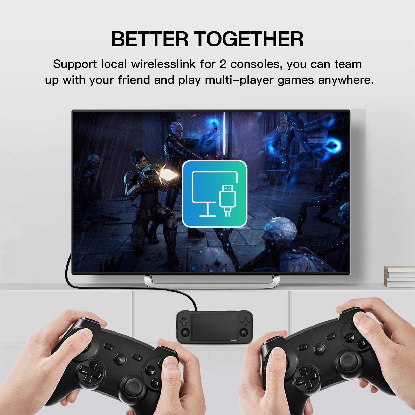 Retroid Pocket 3 Retro Game Handheld Console, Retroid Pocket 3 Android Retro Game Console Multiple Emulators Console Handheld 4.7 Inch 16:9 Display 4000mAh Battery Classic Games (Orange, 2+32GB)