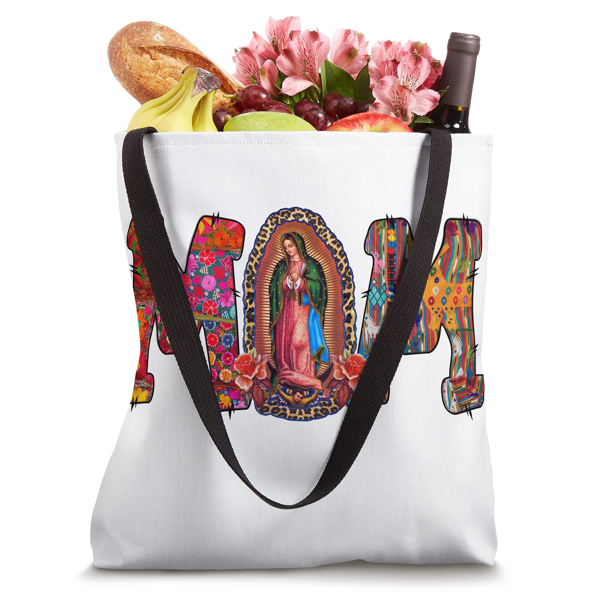 Our Lady of Guadalupe Catholic Virgin Mary Mexican Mom Tote Bag