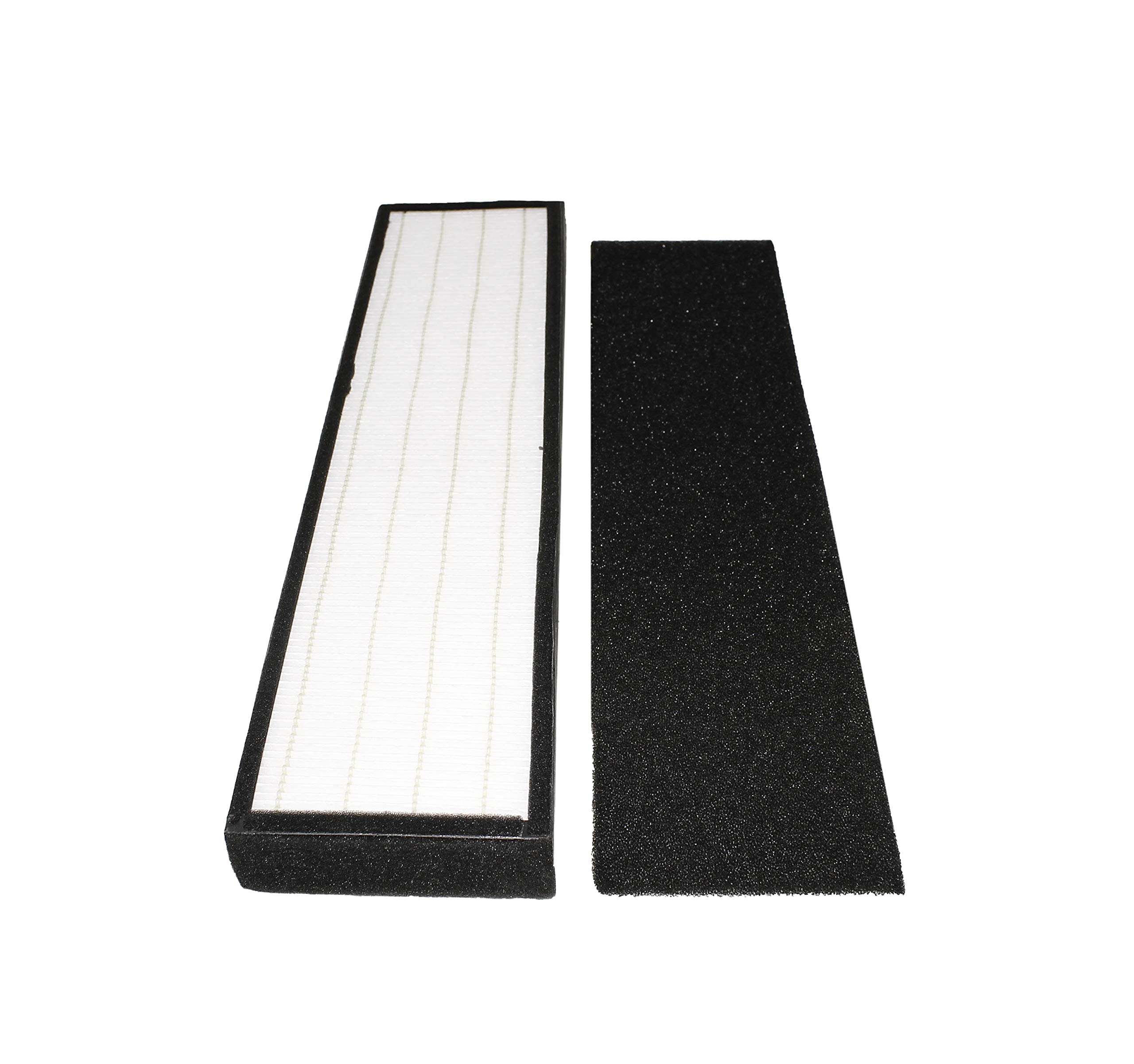 LifeSupplyUSA True HEPA Filter Replacement Compatible with GermGuardian FLT5000/FLT5111 AC5000 Series, Filter C Air Purifier