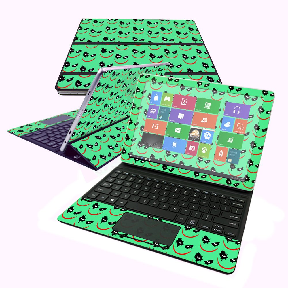 MightySkins Skin Compatible with Samsung Galaxy Book 10.6" - Why So Serious | Protective, Durable, and Unique Vinyl Decal wrap Cover | Easy to Apply, Remove, and Change Styles | Made in The USA