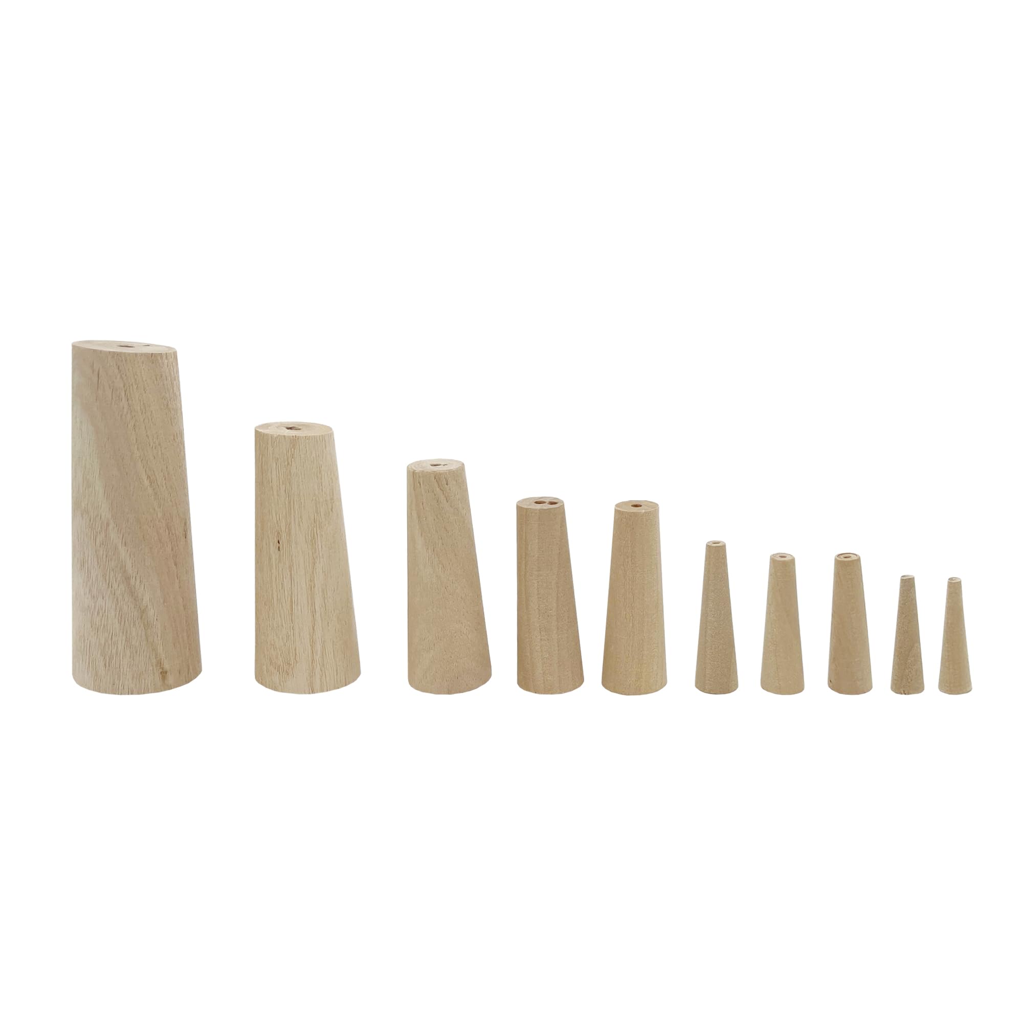 MARINE CITY Boat Emergency Durable Tapered Soft Conical Thru-Hull Wood Simple Design 7 Different Sizes Plugs Kit Drain Stopper Easy Use for Boats – Yachts – Marines – Ships (Pack of 10)