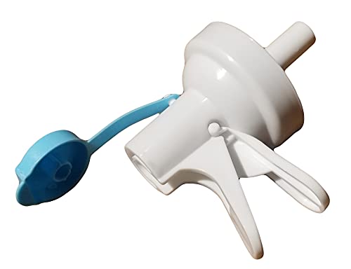 Water Dispenser Valve for 50mm Threaded Top Water Bottle, Reusable Water Jug Cap Plastic Spigot Faucet- (For Threaded Tops ONLY) (Threaded)