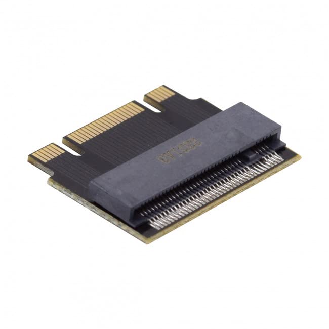 xiwai NVME M-Key NGFF B+M 22x30mm to 22x42mm Male to Female Extension Adapter Compatible with Legion Go ThinkPad 2230 2242 SSD