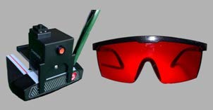 Mark-Tech Rechargeable RED Laser Putter PRO Edition with PRO Enhancement Glasses Golf Training Aid