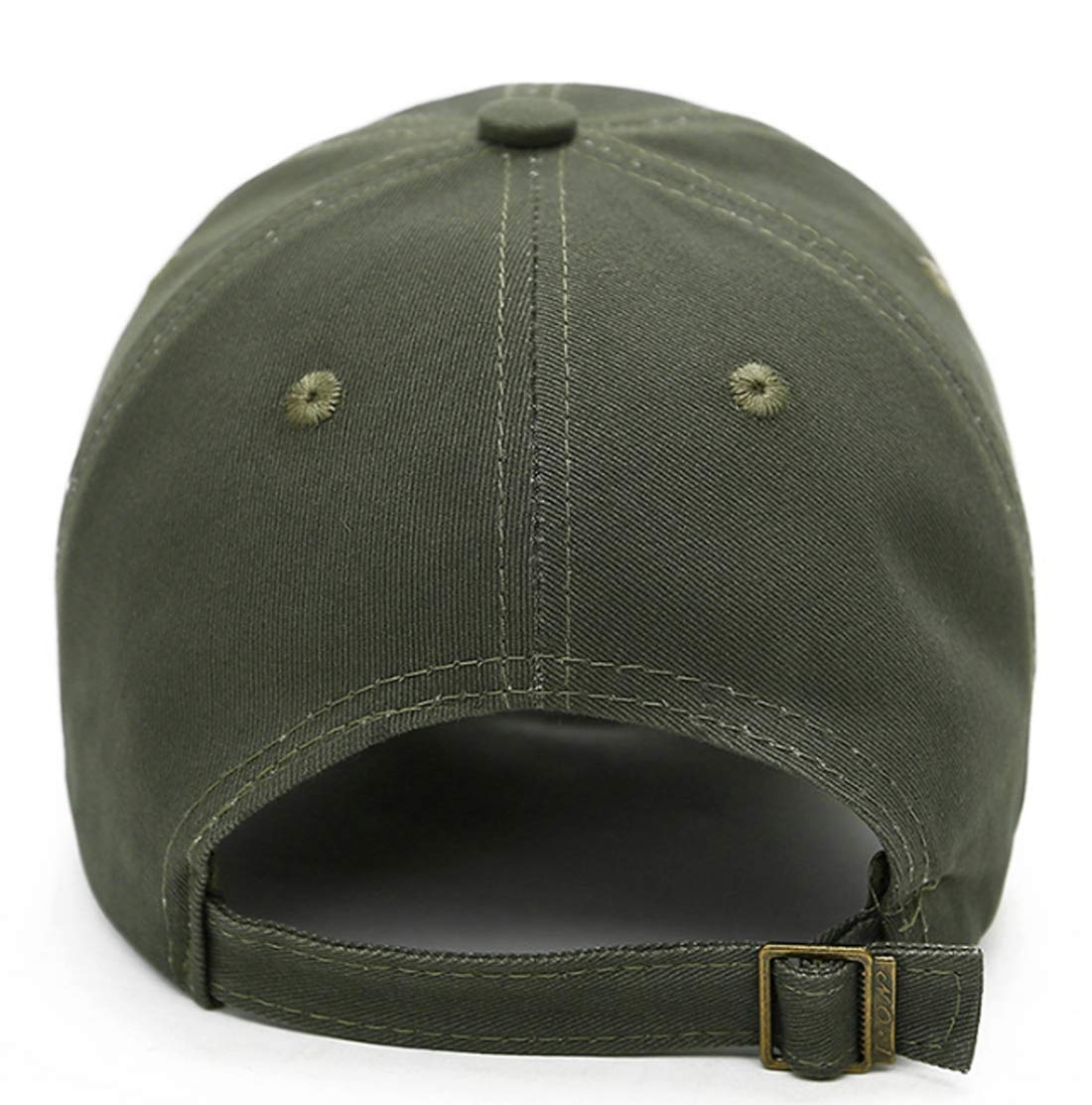 LOKIDVE USA American Flag Baseball Cap Embroidered Polo Style Military Army Hat-Green