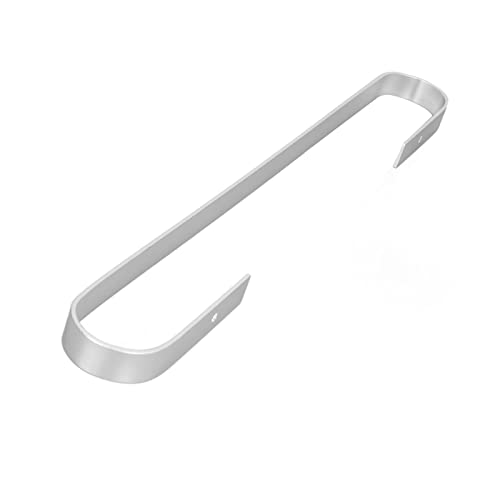 VTOSEN Bathroom Hardware Tower Bar Stainless Steel Towel Rack Adhesive Wall Mounted Towel Single Bar for Bathroom, Kitchen, Bedroom Black