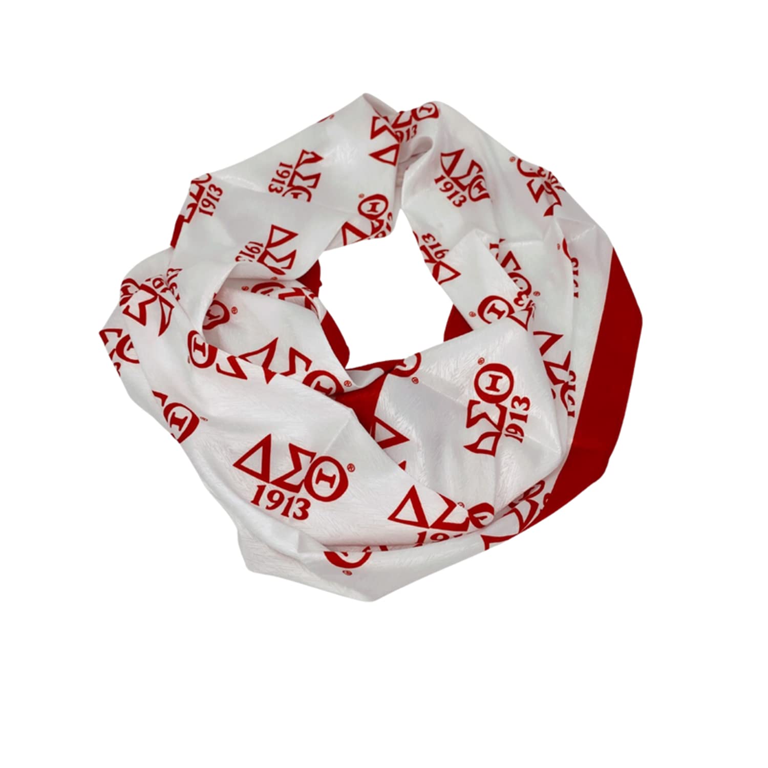 Sorority Paraphernalia Scarf - Lightweight and Comfortable Silk Scarves - 13 in x 56 in Neck Scarf - One Size