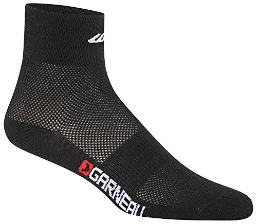 Louis Garneau, Mid Versis Cycling Socks 3-Pack, Black, Large/X-Large