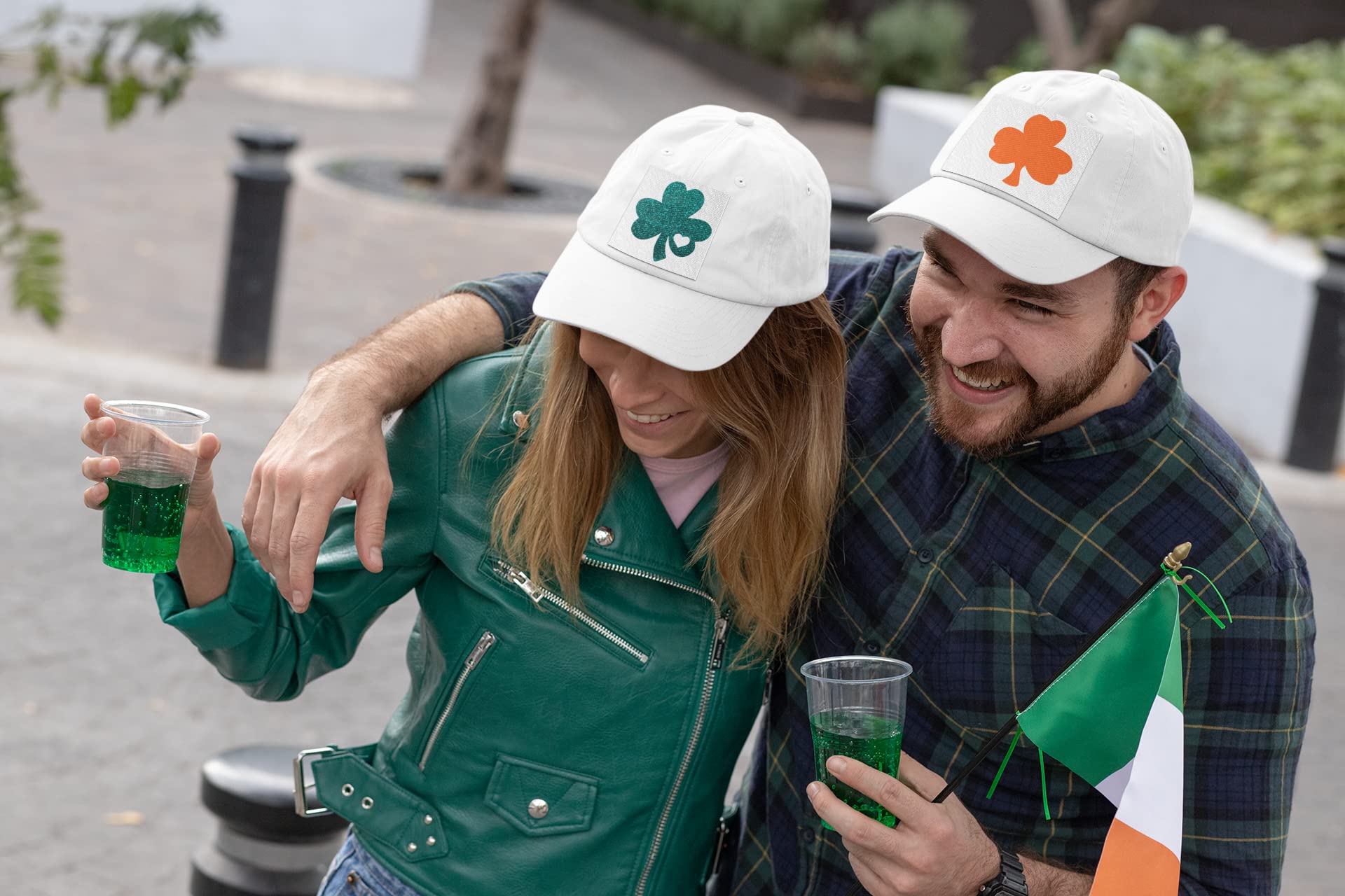 Shamrock Iron On Transfer, Graphic Clover Vinyl Patch for Shirt, DIY Craft, No Sew, Iron-On Almost Anything in Less than 5 Min